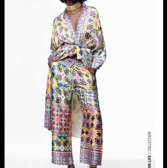 Zara | Kimonos & Yukatas | Zara Belted Kimono Robe Duster Nwt | Poshmark